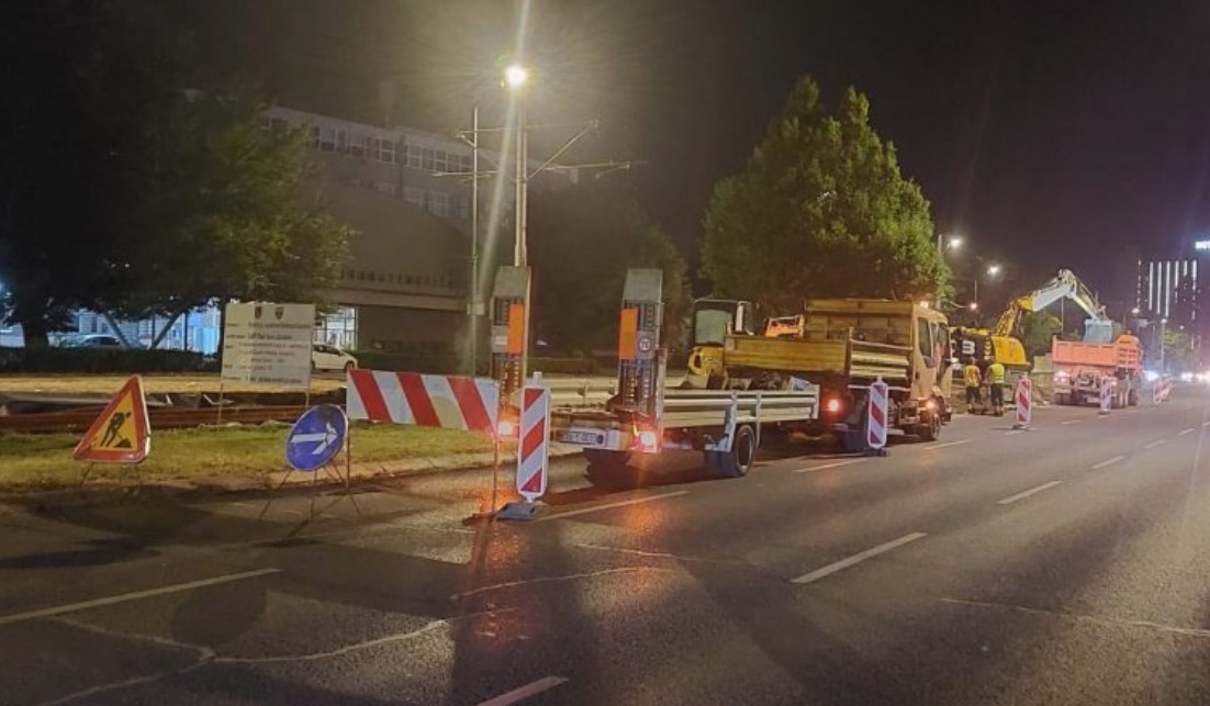 Počeli radovi na produženju lijevih isključnih traka na Pofalićima ...