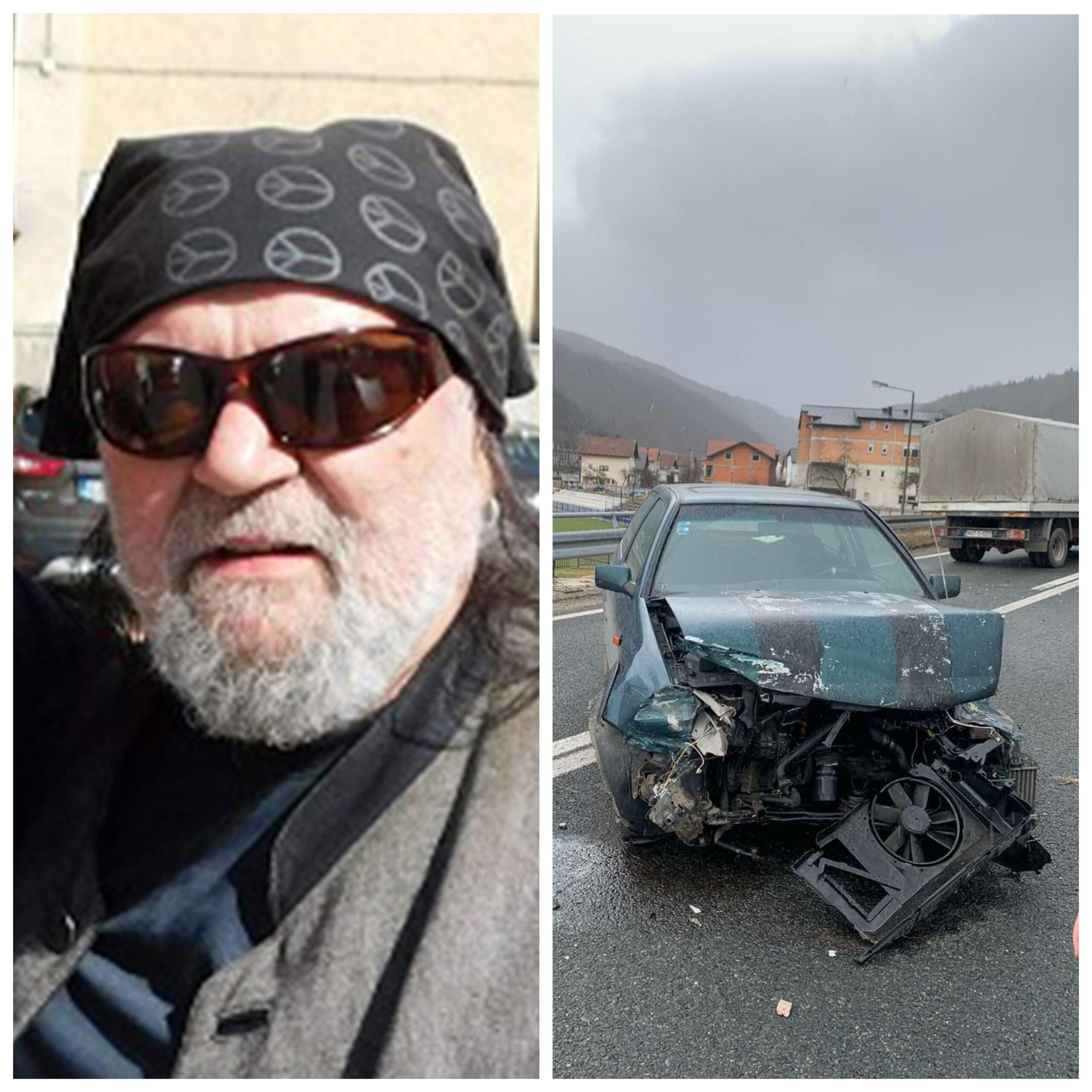 Sejo Bajraktarević u stravičnom udesu ostao nepovrijeđen (FOTO)