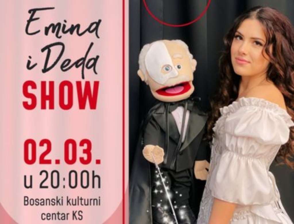 'Emina i Deda Show' u sarajevskom BKC-u 2. marta