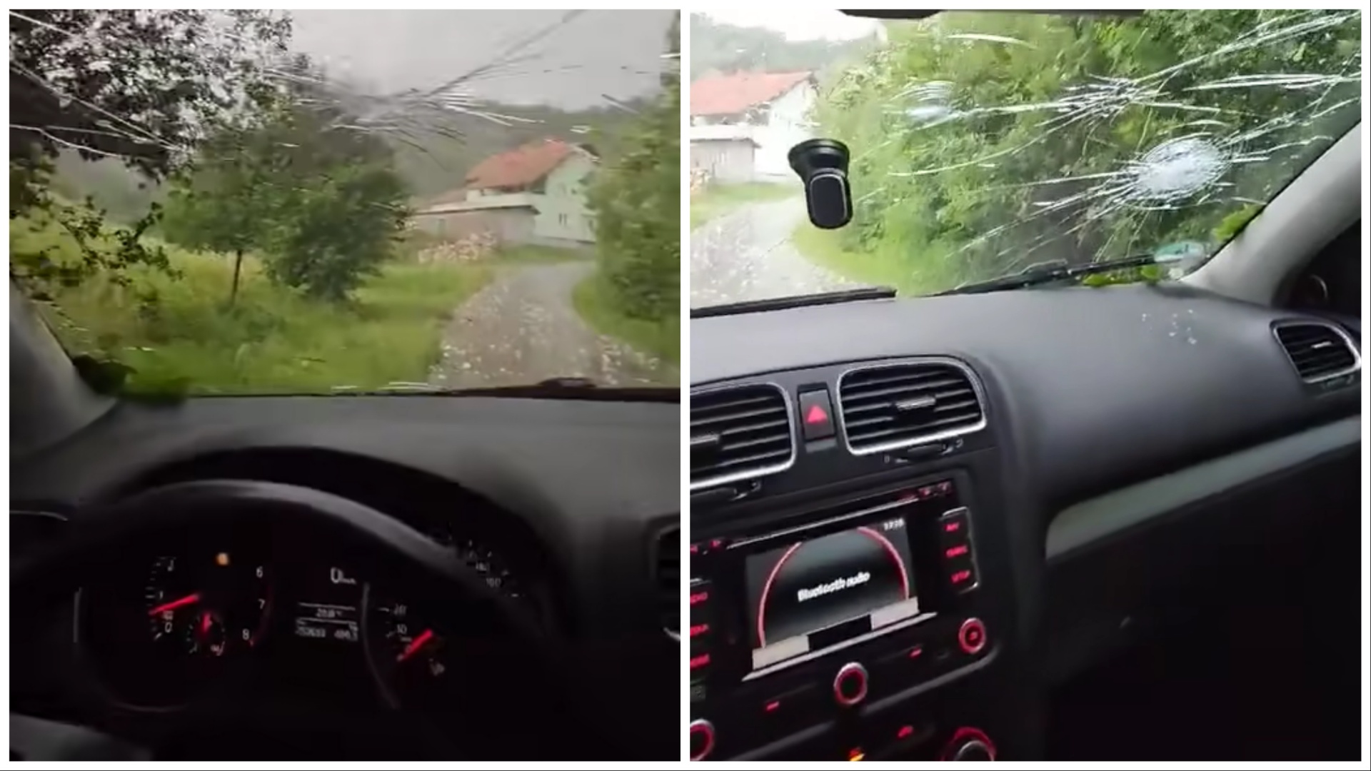 Uništena vozila i razbijena stakla: Velike štete u BiH nakon oluje