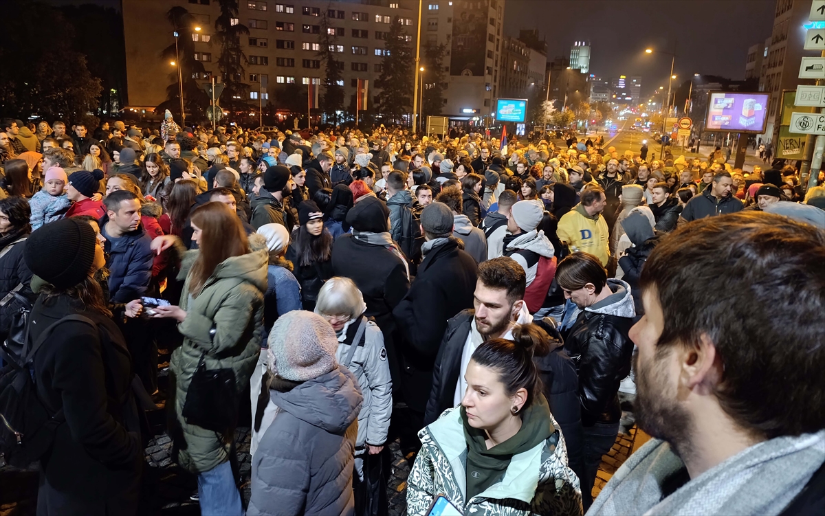Počeo protest opozicije u Beogradu Počeo protest opozicije u Beogradu