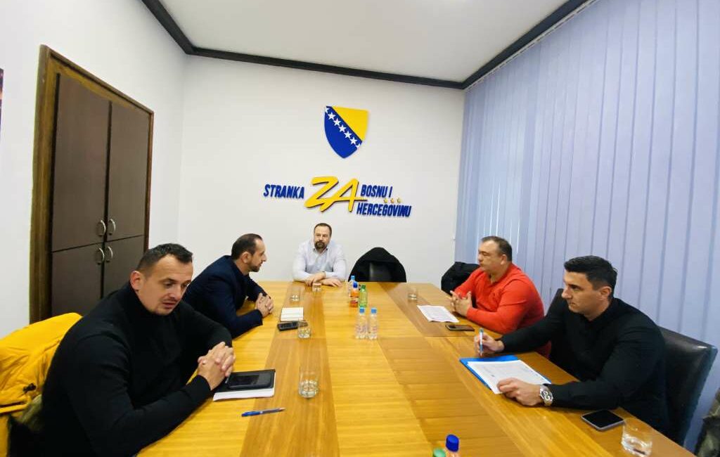 Sastanci Koordinacije sindikata i klubova zastupnika Stranke za BiH i ...