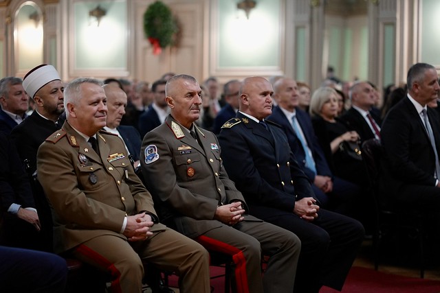 U Domu OS BiH održan tradicionalni Božićni koncert MO BiH