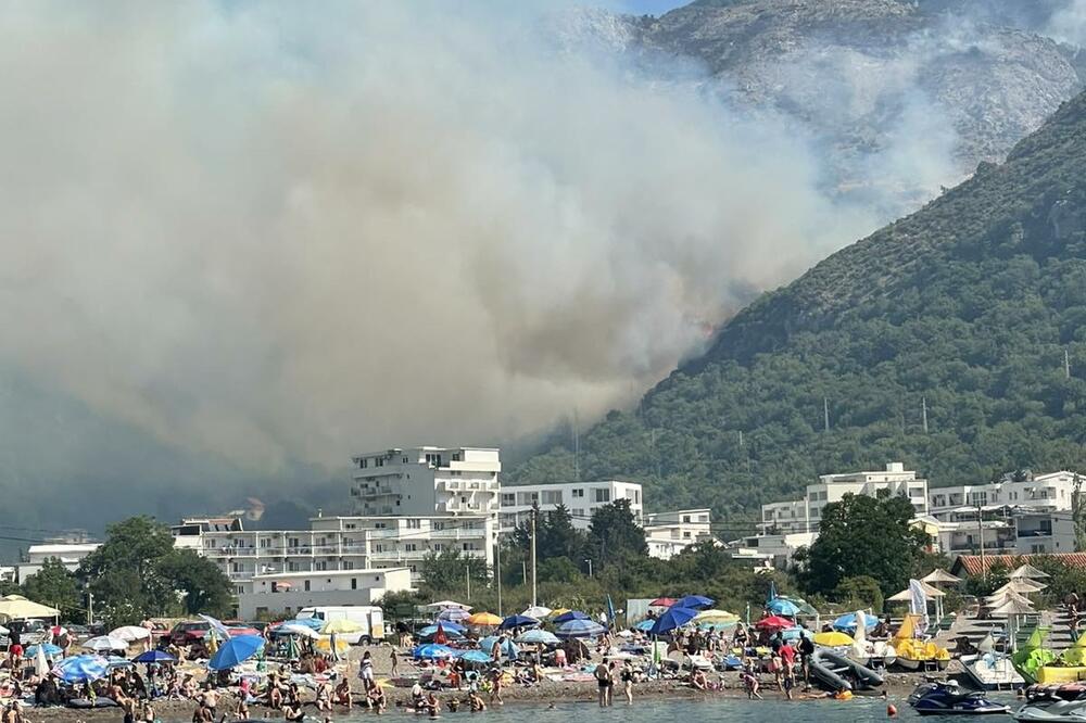 Drama u Crnoj Gori: U Čanju požar prišao na 100 metara od kuća