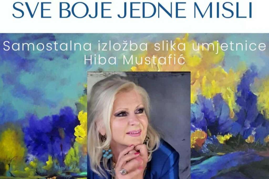 Izložba slika 'Sve boje jedne misli' autorice Hibe Mustafić 10 ...