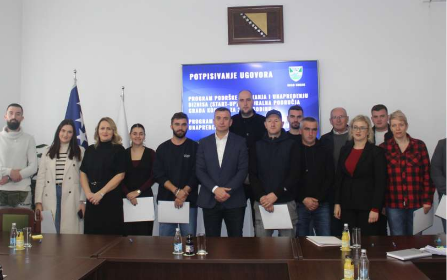 Grad Konjic podržao 14 mladih poduzetnika u pokretanju biznisa - BosnaInfo