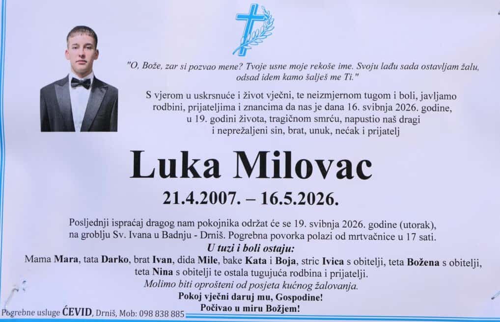 Danas je Lukin sprovod. Ko će osim ubice odgovarati za njegovu smrt?